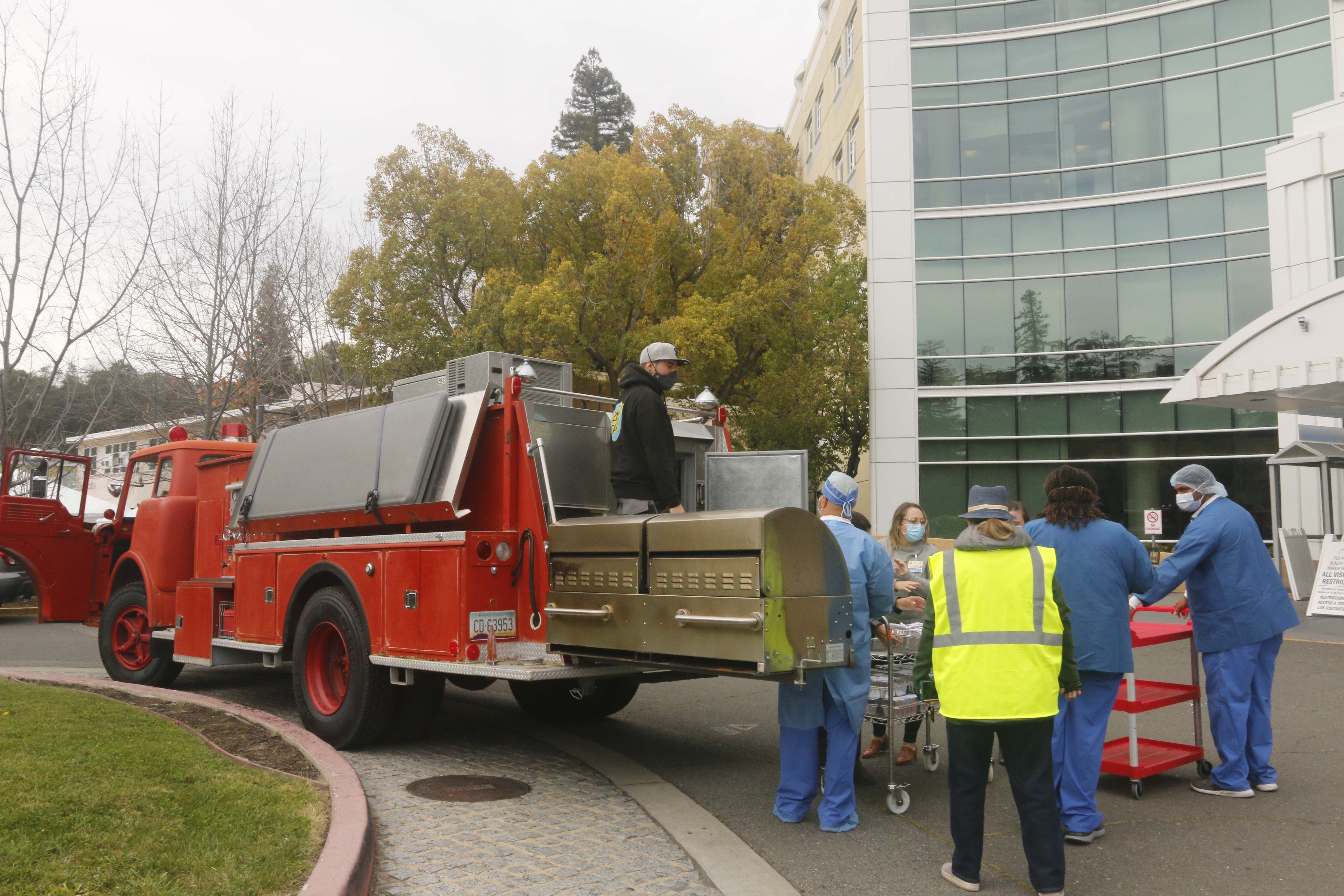 CopyrightLoriACheung 03-17-21 Team Unloading Fire Truck CCRMC-3 | The ...